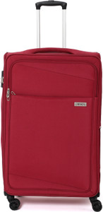 CANTABIL Soft Expandable Overnighter & Briefcase 4 Wheels - 28 inch Red ...