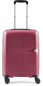 ARISTOCRAT LOCUS STROLLY 55 360°L-MAROON Cabin Suitcase 8 Wheels - 22 ...