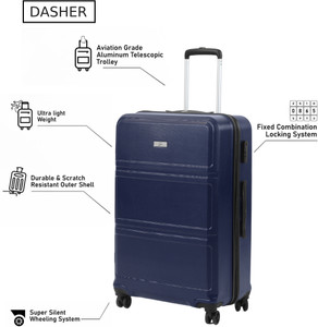 SPIN Dasher Oxford Blue 75 cm Hardtop Check In Luggage Check-in ...