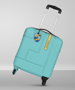 GENIUS by SAFARI TETRON 50 Cabin Suitcase 4 Wheels - 20 inch TURQUOISE ...