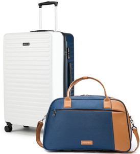 Assembly Two-Tone Luggage Trolley (60L) with Weekender Duffle Bag (38L ...