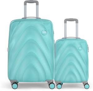 Genie Trolley Bag Set of 2: Small cabin size 55 cms and Large Cabin ...