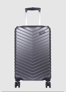 CARLTON TROLLEY BAG Expandable Cabin Suitcase 8 Wheels - 21 inch Grey ...