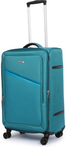 NOVEX Saxon Cabin Size Soft Sided Trolley Bag with 4 Wheel/Anti Theft ...