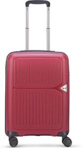 VIP LOCUS HYP STROLLY 55 360° L-MAROON Cabin Suitcase 8 Wheels - 22 ...