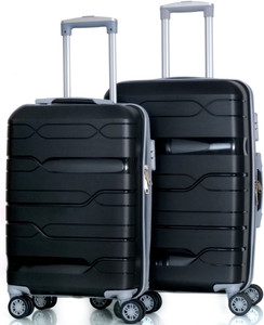 flymiles Suitcase cabin bag set of 2 Cabin & Check-in Set 8 Wheels - 24 ...