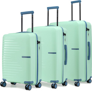 NASHER MILES Havelock TSA Lock HardSide Polypropylene Cyan Green ...