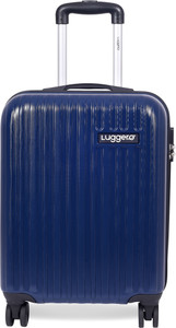 Luggero CLASSIC Light-Weight & Durable Polycarbonate DEEP BLUE Hard ...