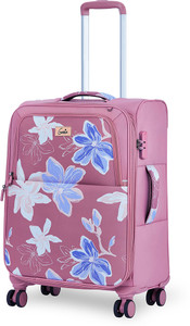 Genie Lily Expandable Cabin Suitcase 8 Wheels - 22 inch Pink - Price in ...
