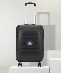 VIP CORSA STROLLY 55 360 JET BLACK Expandable Cabin Suitcase 8 Wheels ...