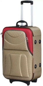BragIT Medium Cabin luggage (60cm) Beige Check-in Suitcase 2 Wheels ...