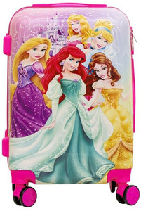 PAUL FASHION Princess carton print kids trolley bag for girls Cabin ...