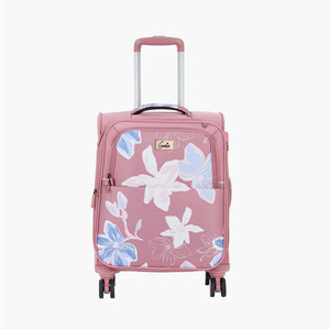 Genie Lily 67 Pink Expandable Check-in Suitcase 8 Wheels - 26 inch Pink ...