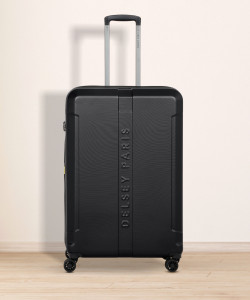 DELSEY PARIS DEPART HS Polycarbonate 66 cm 4 DW Black Expandable Hard ...