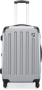 Heys REVOLVER Expandable Check-in Suitcase 4 Wheels - 26 inch SILVER ...
