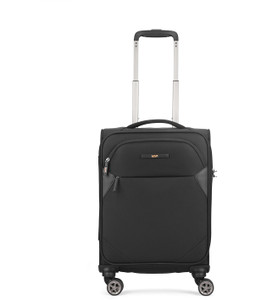 VIP MOLECULE 8W STR 54 BLACK Cabin Suitcase 8 Wheels - 22 inch Black ...