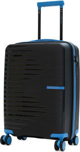 NASHER MILES Havelock TSA Lock HardSide Polypropylene Cabin Black 55cm ...