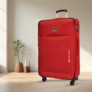 SWISS MILITARY Platinum Soft Trolley Luggage Bag Cabin & Check-in Set 8 ...