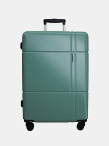 SWISS MILITARY DASH Hard Striped Polycarbonate Trolley with Anti-Theft ...