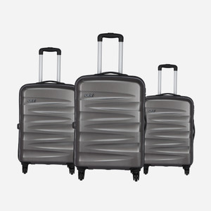 SAFARI NGAGE 4W Cabin & Check-in Set 4 Wheels - 30 inch GUN METAL ...