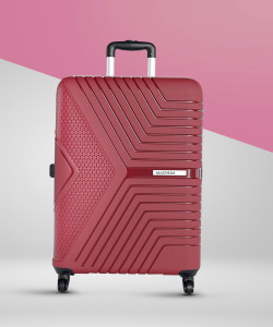 Safari Magnum Zeno 75 Check-in Suitcase 4 Wheels - 30 Inches Maroon ...