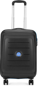 VIP CORSA STROLLY 55 360 JET BLACK Expandable Cabin Suitcase 8 Wheels ...