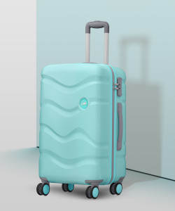 Genie Ava Medium Check-in Suitcase (66 cm) - AVA 66 - Fresh Mint Check ...