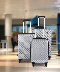 PROVOGUE CHEVRON Set-3_(30 Inch+ 26 Inch+ 22 Inch) Cabin & Check-in Set ...