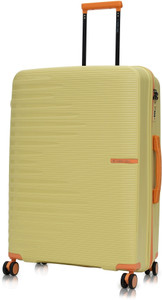 NASHER MILES Havelock TSA Lock HardSide Polypropylene Check-in Cream ...