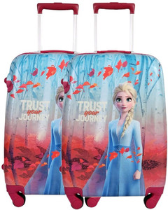 Karston Frozen III Kids Luggage Trolley Bag, Suitcase for Baby Girls ...