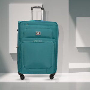 SWISS MILITARY Titanium Soft Trolley Luggage Bag Cabin & Check-in Set 8 ...
