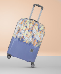 Genie Foliage Lavender is a hard luggage suitcase Check-in Suitcase 8 ...