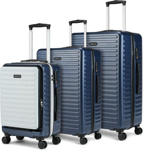 Assembly Luggage Trolley Bag Combo 3 Set-Cabin Trolley,Medium & Large ...