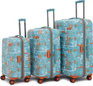 Uppercase 17600EHT1TBL (S+M+L) JFK Eco Luggage Trolley bag with 2000 ...