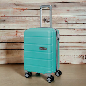 JACY LONDON Small Cabin Suitcase (57cm) - Hard Sided PP 8 Wheel ...
