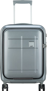 VIP ZORRO STROLLY 55 360° SMS Cabin Suitcase 8 Wheels - 22 inch Silver ...