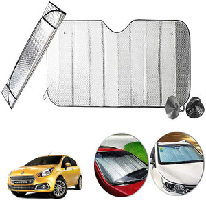 AUTO PEARL Dashboard, Windshield Sun Shade For Fiat Punto Evo Price in ...