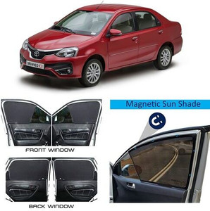 KSPARTS Rear Window, Side Window Sun Shade For Toyota Etios Liva Price ...