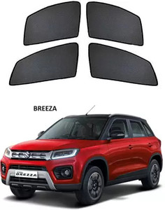RAKRISH Rear Window, Side Window Sun Shade For Maruti Suzuki Brezza ...