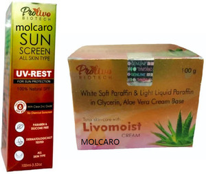 MOLCARO Sunscreen - SPF 50 PA+++ PROLIVO SUN SCREEN UV-REST COMBO ...