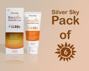Breezon Sunscreen - SPF 50 PA+++ SUNSCREEN CREAM FOR NON GREASY & NON ...