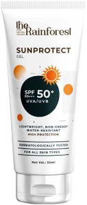 the rainforest Sunscreen - SPF 50+ PA+++ UV Sunprotect Gel, SPF 50+ PA ...