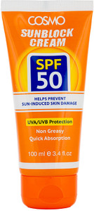 COSMO Sunscreen - SPF 50 Sunblock Cream - Price in India, Buy COSMO ...