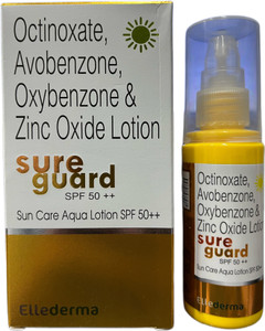 SURE GUARD Sunscreen - SPF 50 PA++ SUN CARE AQUA LOTION SPF50 ...