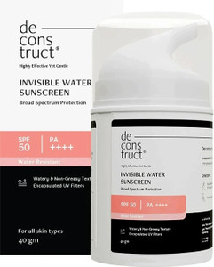 deconstruct Sunscreen - SPF SPF 50 PA+++ Invisible Water Sunscreen ...