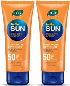 Joy Sunscreen - SPF 50 PA++++ Hello Sun Ultra Matte Dry Touch All Day ...