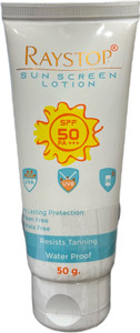 RAYSTOP Sunscreen - SPF 50 PA+++ SUNSCREEN LOTION - Price in India, Buy ...