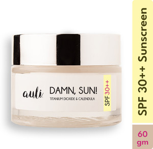 Auli Sunscreen - SPF 30 PA++ Damn Sun Broad Spectrum Sunscreen ...