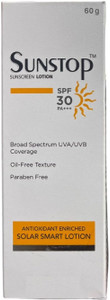 tree pharma Sunscreen - SPF 50 PA++ Sunstop 30 Sunscreen Lotion - (60 g ...