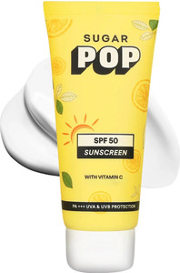 SUGAR POP Sunscreen - SPF 50 PA+++ SPF50 SUNSCREEN WITH VITAMIN C 50G ...